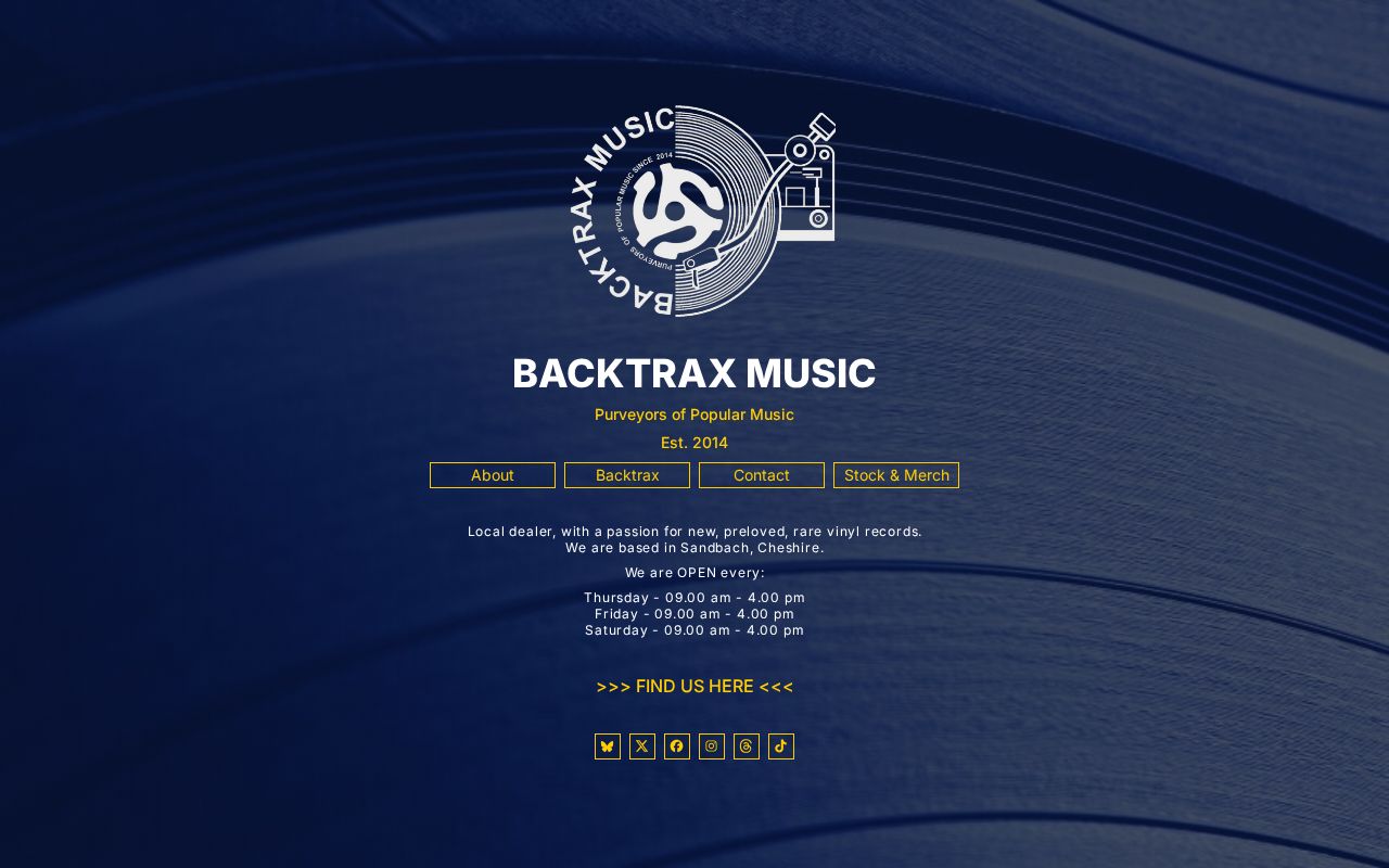 BackTraxMusic.co.uk